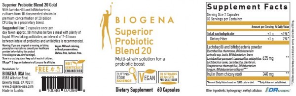 Multi-strain solution for a probiotic boost | Biogena USA