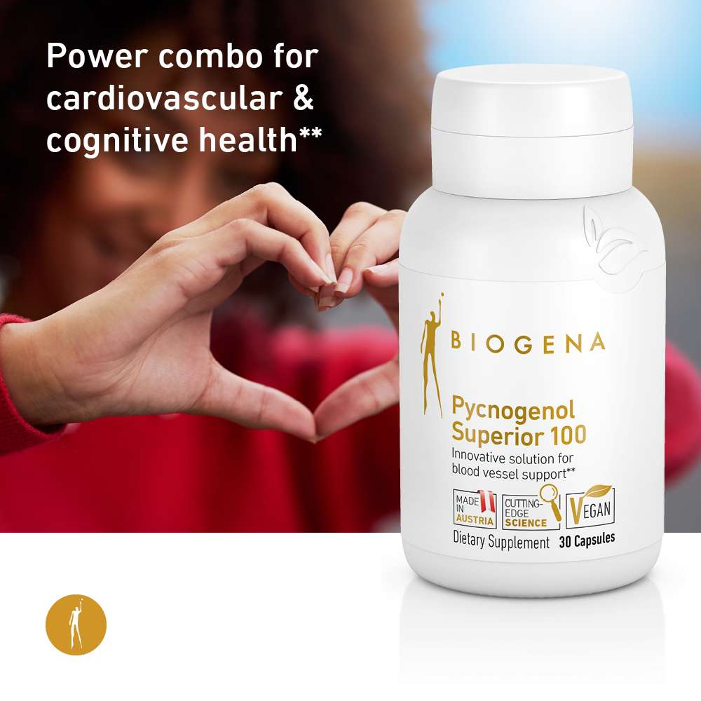 Pycnogenol Superior 100 GOLD with premium patented pine bark | Biogena USA